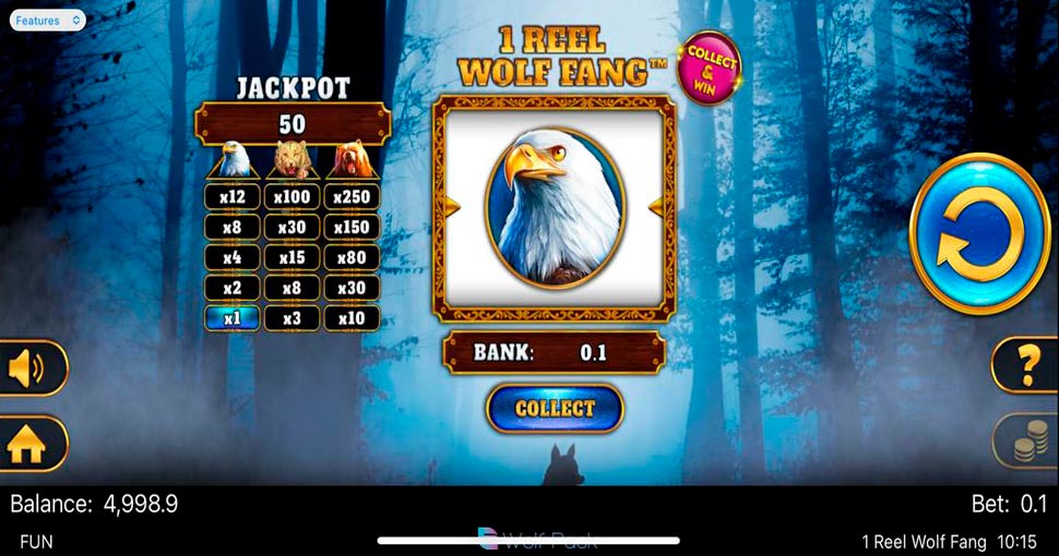 1 Reel Wolf Fang Slot Review | Free Play