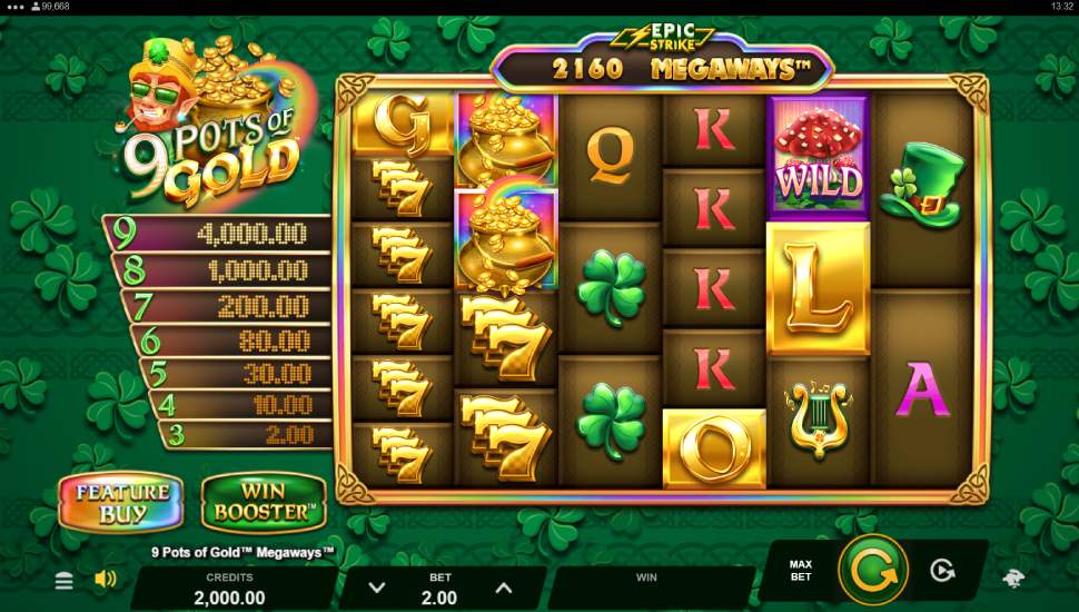 9 Pots of Gold Megaways Slot Review | Free Play