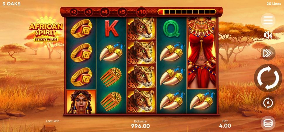African Spirit Sticky Wilds Slot Review | Free Play