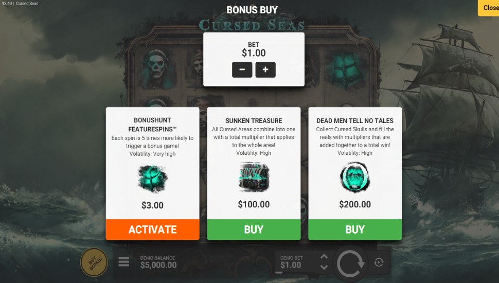 Cursed Seas Slot Review | Free Play