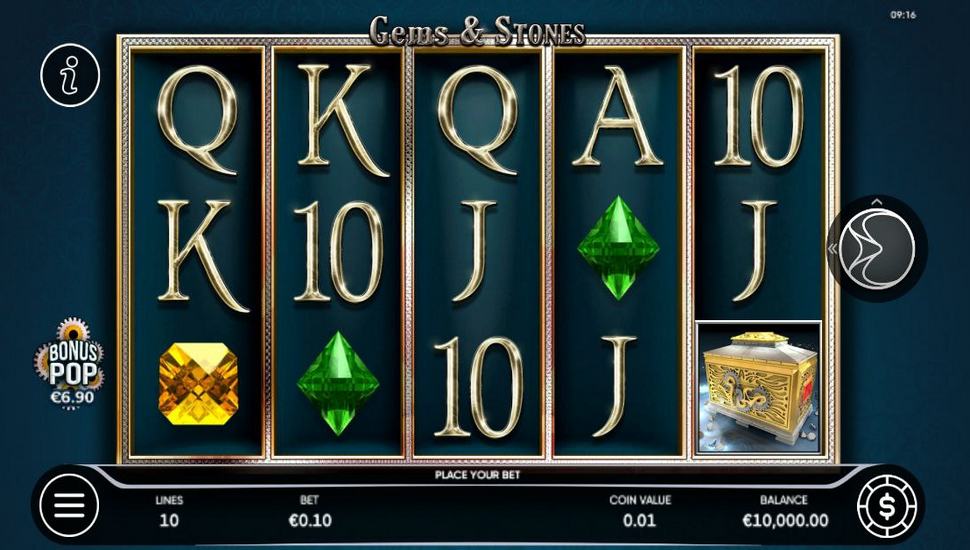 Gems & Stones Slot Review | Demo & Free Play | RTP Check