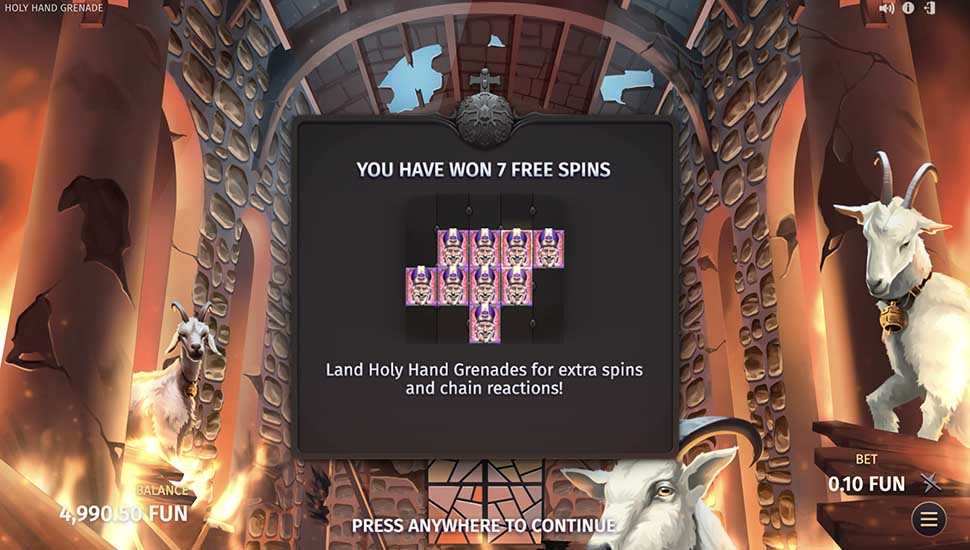 Holy Hand Grenade Slot Review | Free Play