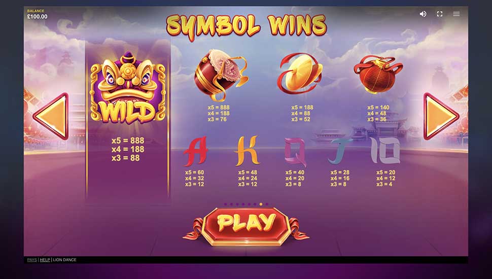 Lion Dance Slot Review | Free Play