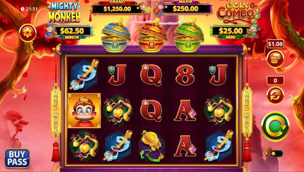 Mighty Monkey Coin Combo Slot Review | Free Play