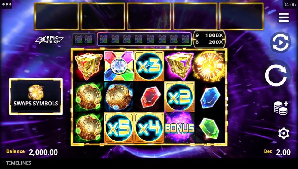 Timelines Slot Review | Demo & Free Play | RTP Check