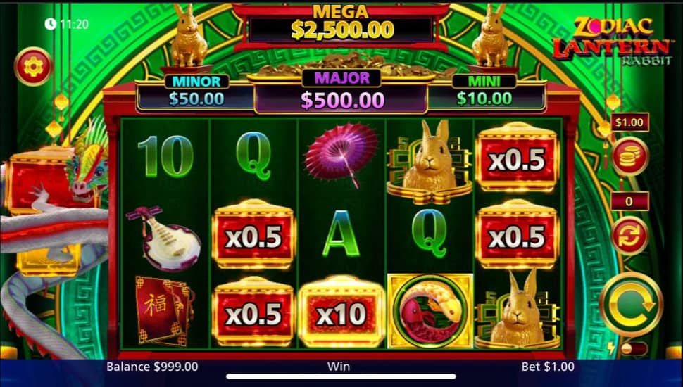 Zodiac Lantern Rabbit Slot Review | Free Play